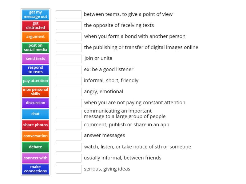 Effective Communication - Match up