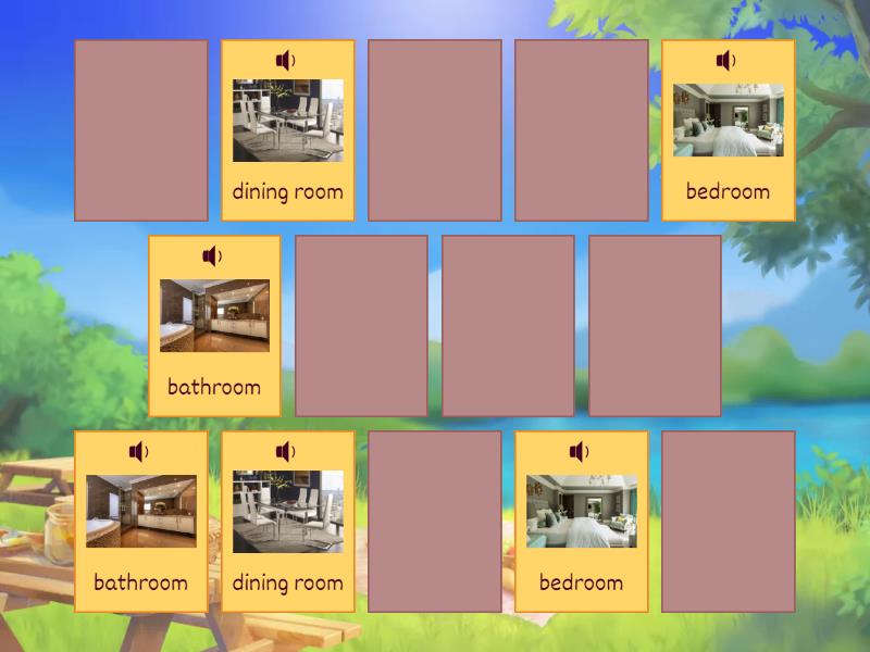 Rooms - Matching pairs
