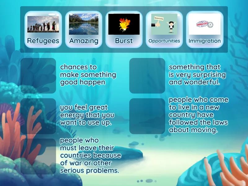 My Diary From Here to There- Vocabulary - Match up