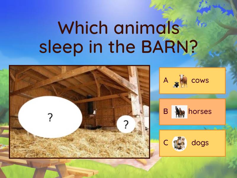 Where do Farm Animals Sleep? - Quiz