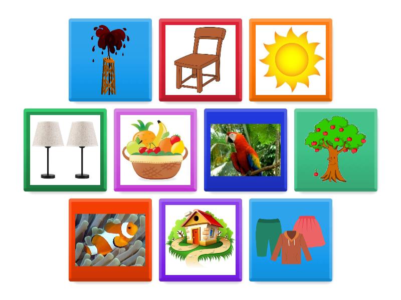 Elementos Naturales y Artificiales - Flip tiles