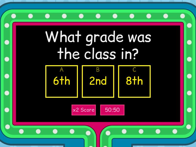 4.2 The Caveman Exhibit Gameshow - Gameshow quiz