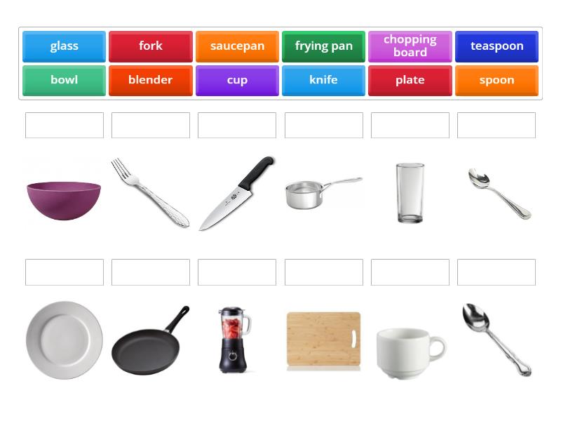 Unit 5 - Kitchen equipment - Match up