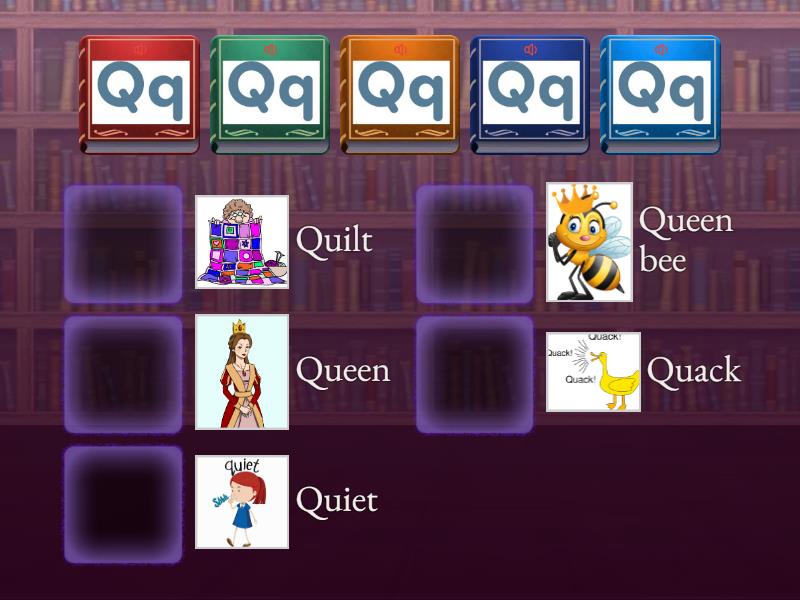 Letter Qq - Match up