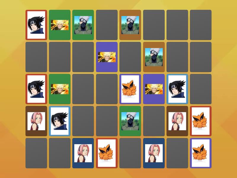 Naruto - Matching pairs