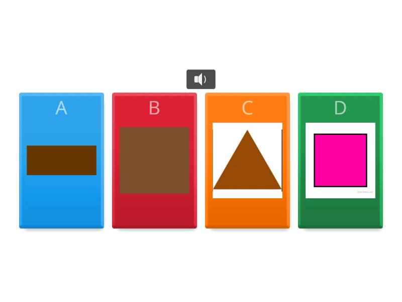 SHAPES KG PRE-A1 (circle, triangle, rectangle, square, star, heart) - Quiz