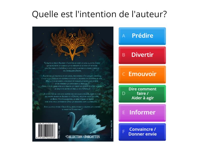: Intention de l'auteur - Quiz