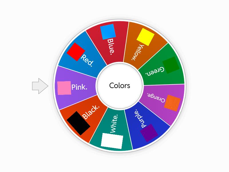 Color wheel - Spin the wheel