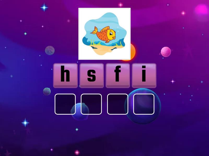 short i, sh - Anagram