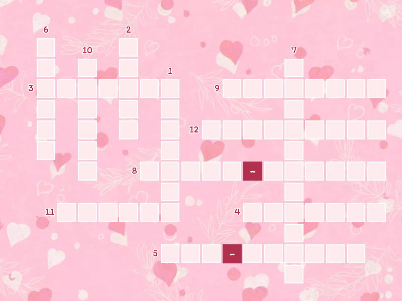 Love is blind E1 - Crossword