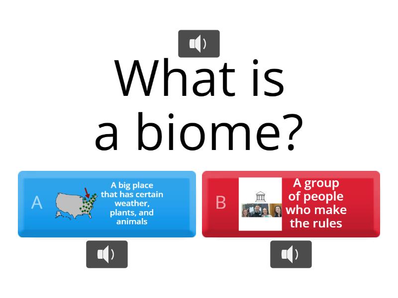 Ch. 1: Let's Go Hiking, Biome TEST - Quiz