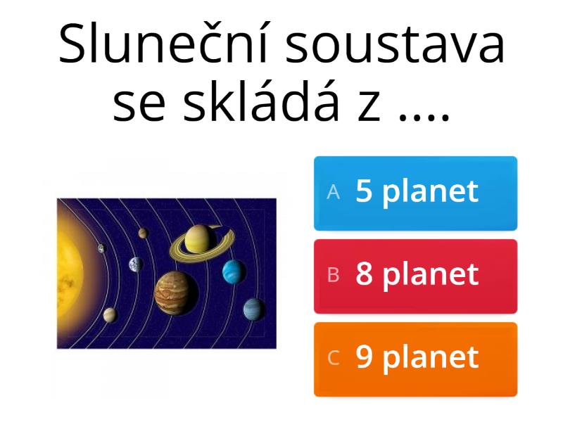 Sluneční soustava - Quiz