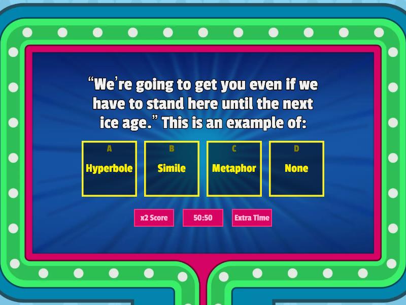 Figurative Language in Restart and Eleven - Concurso de preguntas