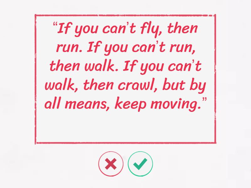 FAMOUS QUOTES - Flash cards