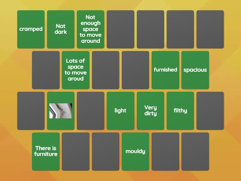 Housing vocabulary - - Matching pairs