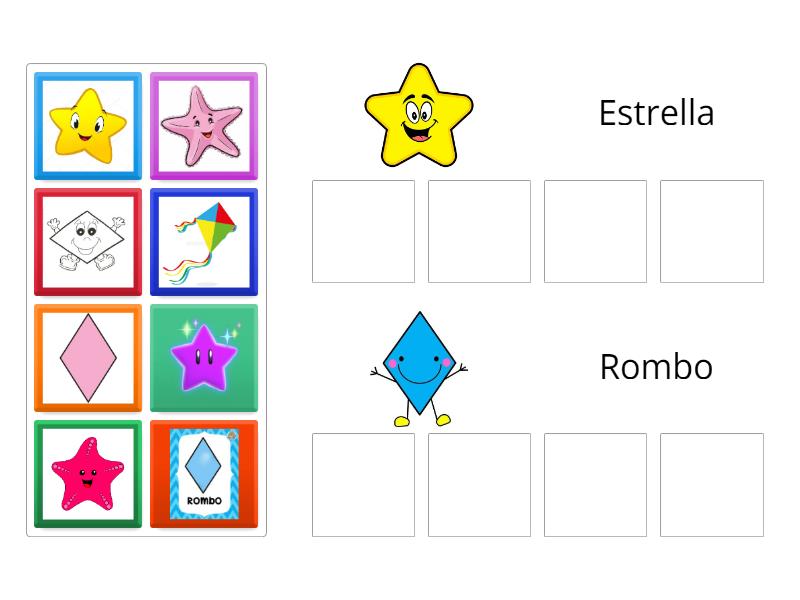 Estrella o rombo - Group sort
