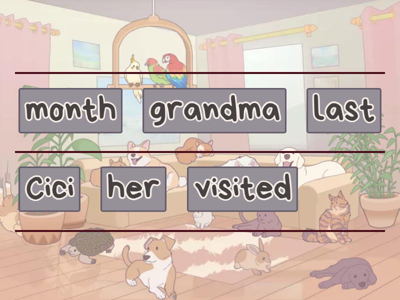 Arrange these jumbled sentence correctly! - Reordenar