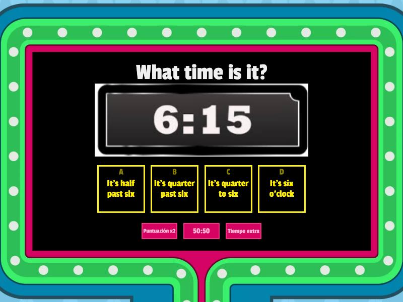 TIME - Gameshow quiz