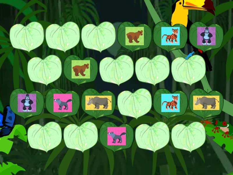 Wild Animals - Matching pairs