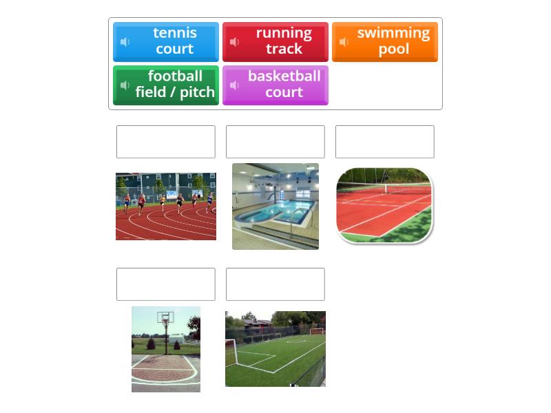 WW1 Places to play sports - Match up