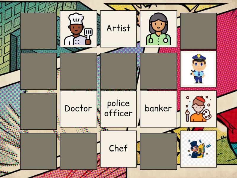 - community workers - Matching pairs