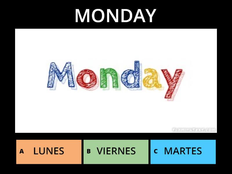 DAYS OF THE WEEK - Quiz