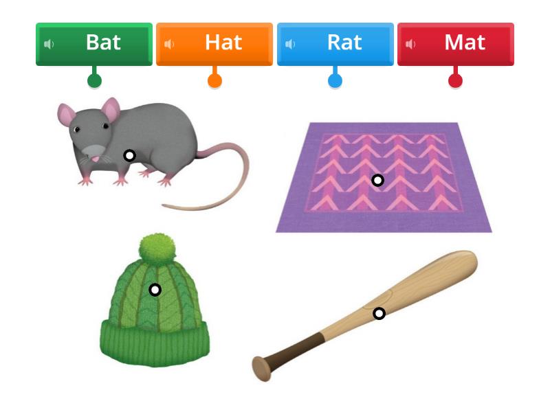 Oxford Phonics ad-ag-ap-at - Labelled diagram
