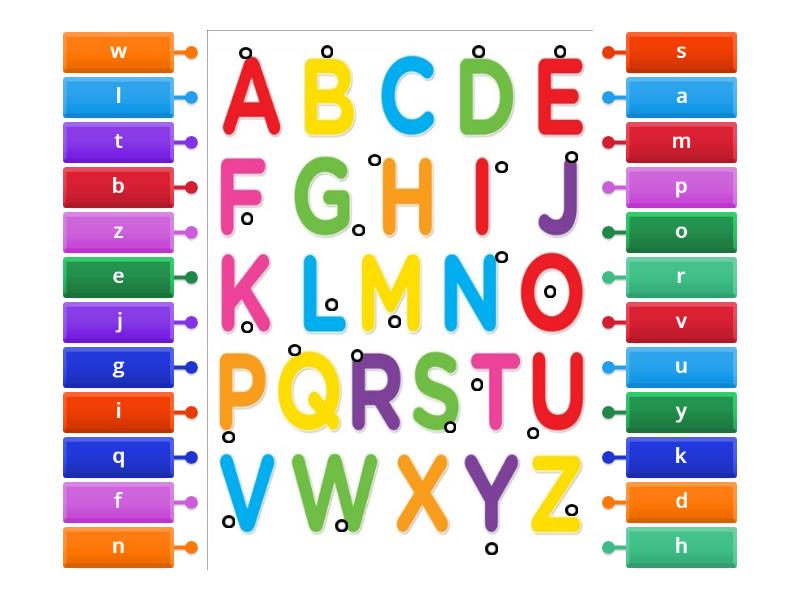 BEI Literacy Capital letter/Upper Case and Lower Case Letter Match ...