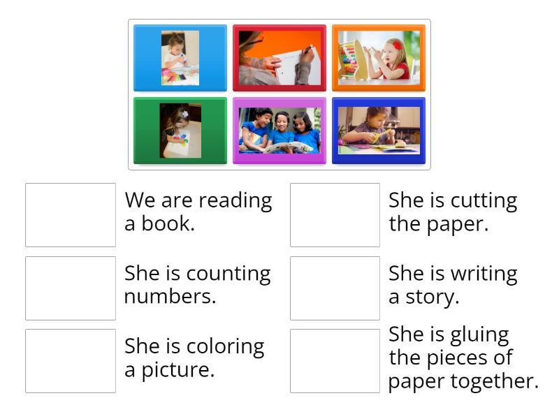 Grade 2 - Unit 1 - Matching Game - Une las parejas