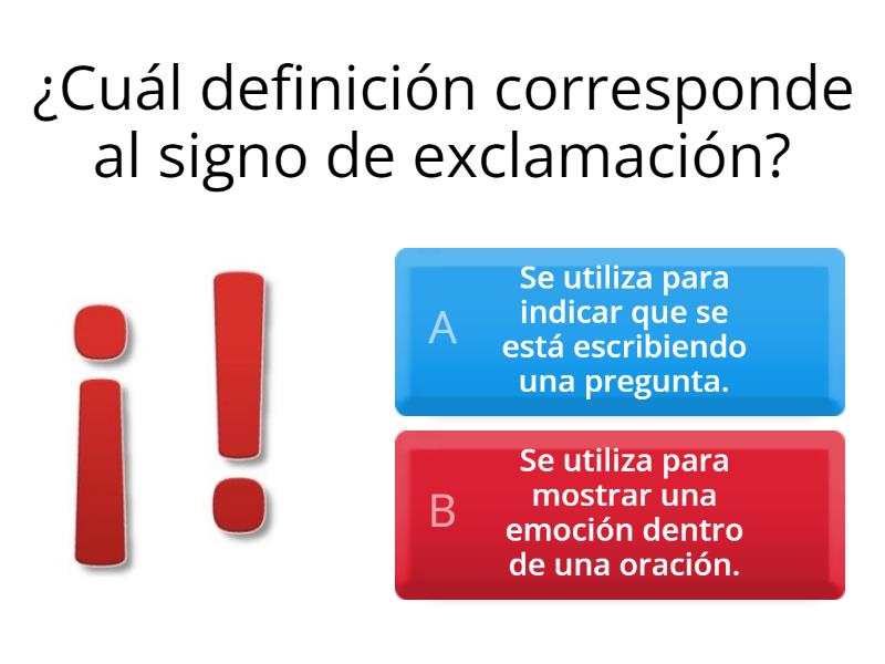 Signos de puntuación - Quiz