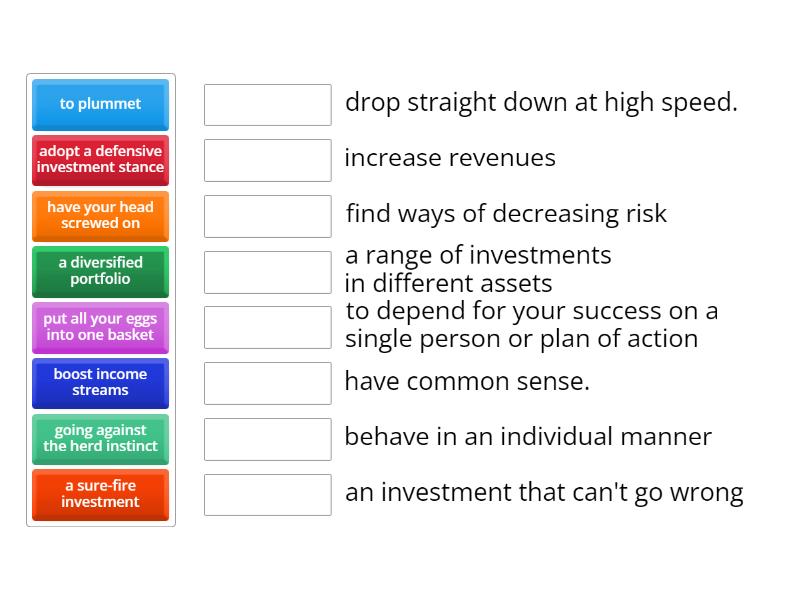 Investment - Match up