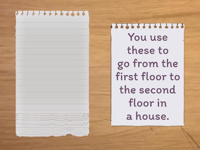 Furniture riddles - Random cards