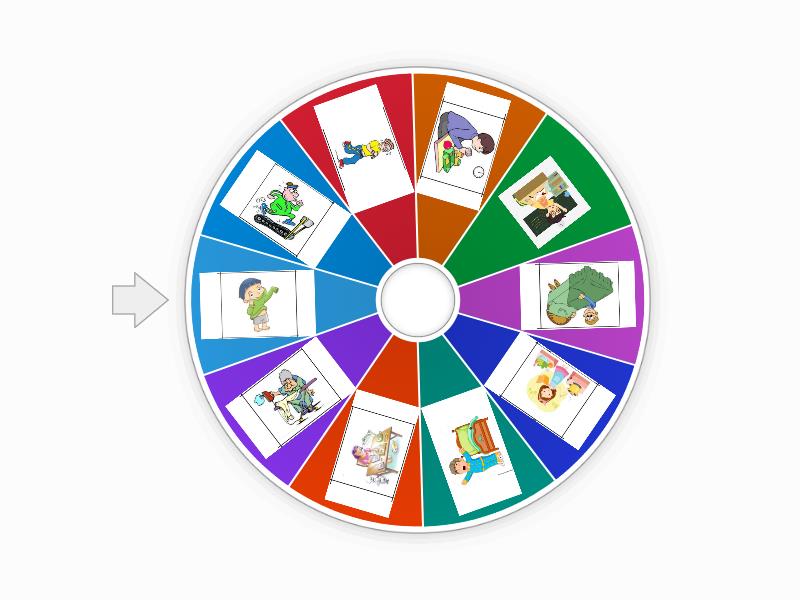 Daily Routines - Spin the wheel