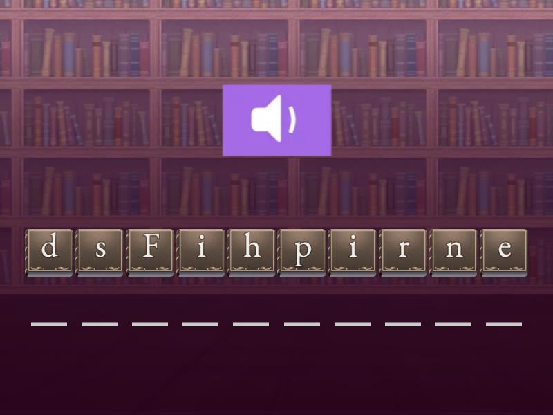 Relationship with friends - Anagram