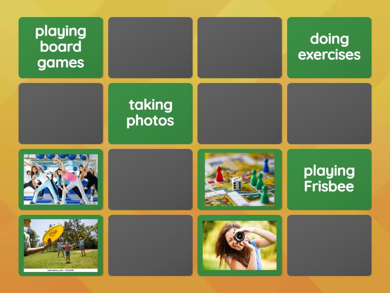 Young explorers 2 Unit 4 - Matching pairs