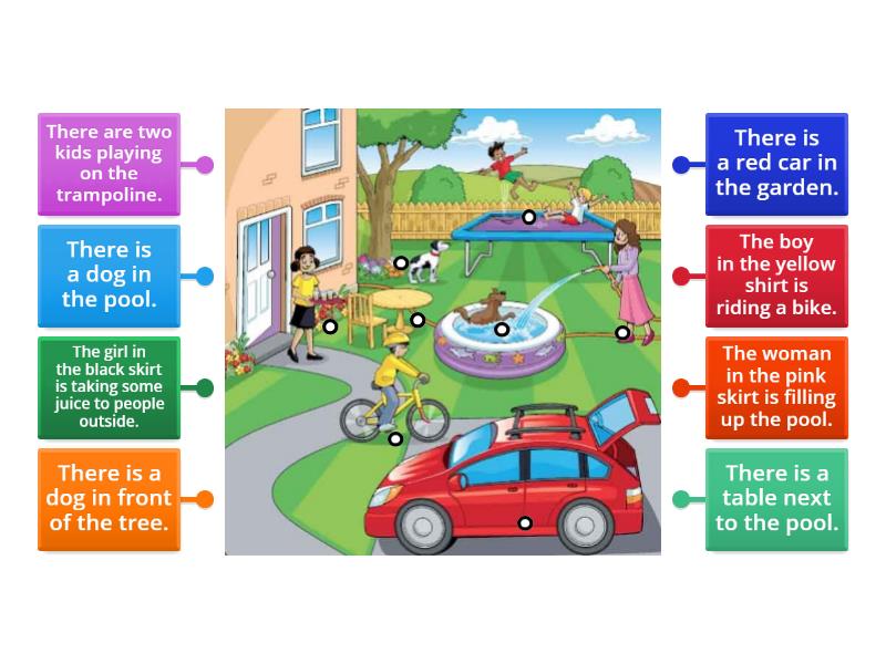 Y5 - Cambridge A1 Movers - Describing pictures - Diagrama con etiquetas