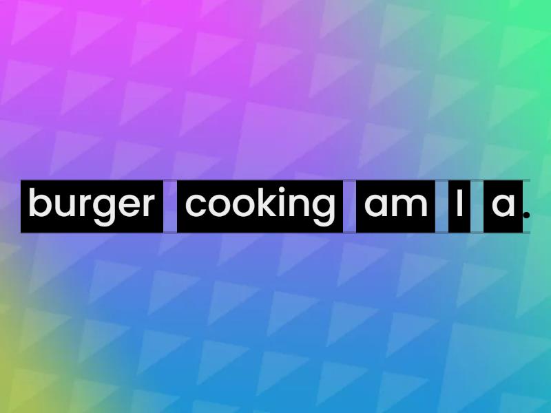 Present Continuous (+) FF3 Unit 4 - Unjumble