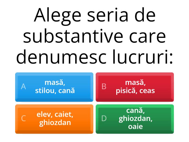 ACORDUL ADJECTIVULUI CU SUBSTANTIVUL - Quiz