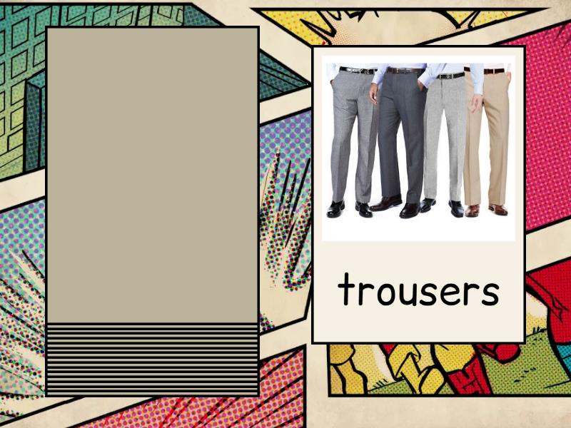 Clothes introduction - Speaking cards