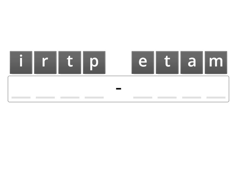 B1.1 (SIT) - U1L5 - Compound Adjectives - Anagrama
