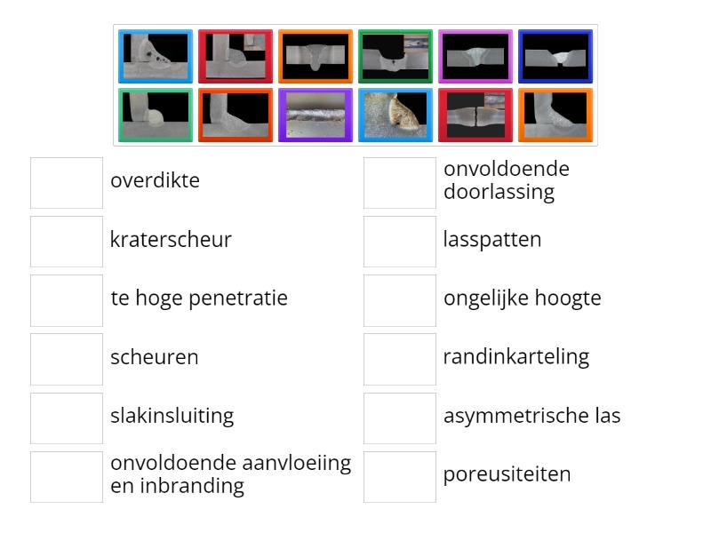 lasfouten - Match up