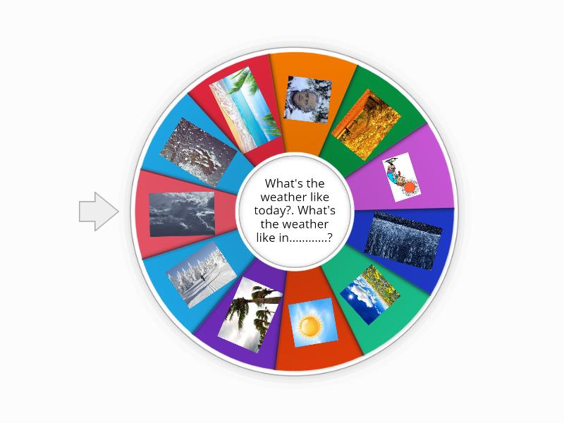 Full Blast 5 (NUS) Module 6 Lesson 2 Weather and Seasons - Random wheel
