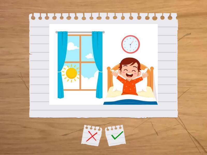 Daily routine - Flash cards