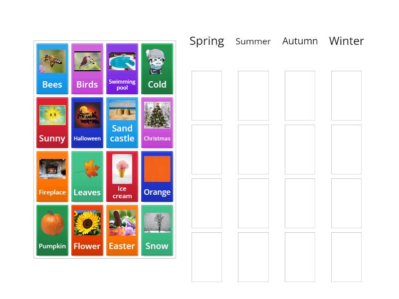 seasons - Group sort