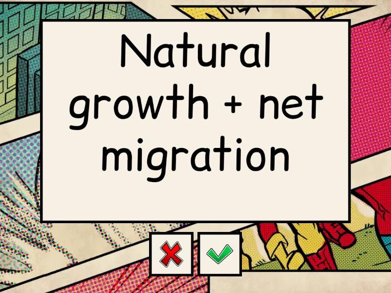 Population - Flash cards