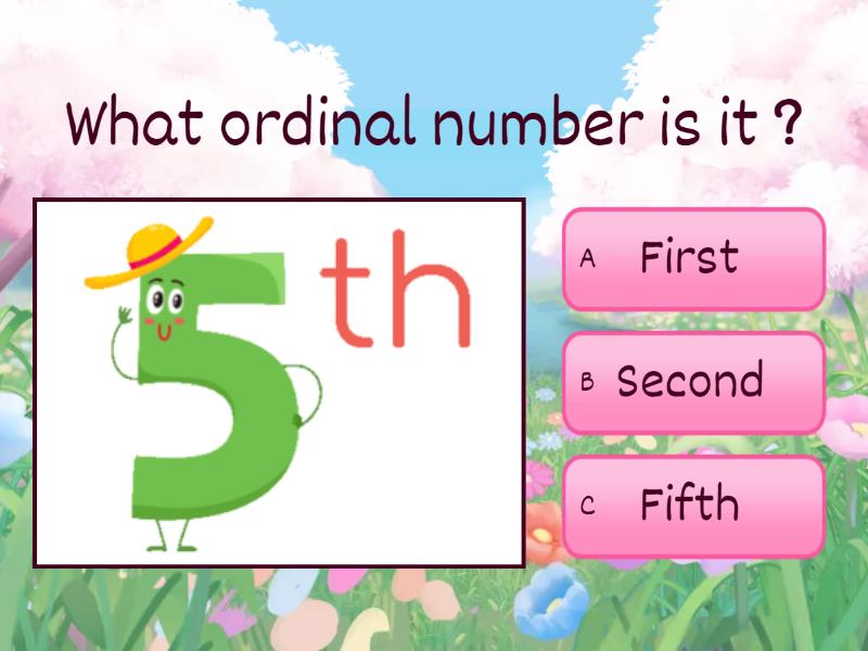 ORDINAL NUMBERS - Quiz