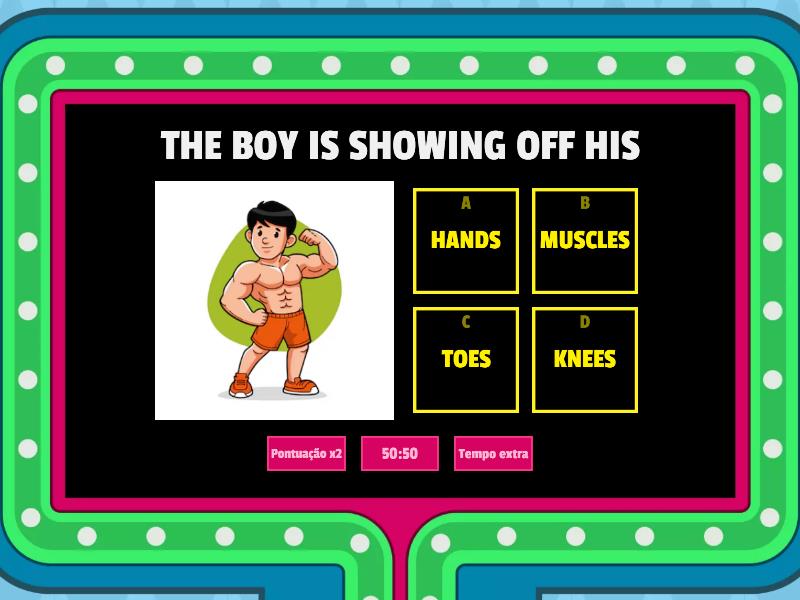 FEELING FIT - BODY PARTS YEAR 4 - Gameshow quiz