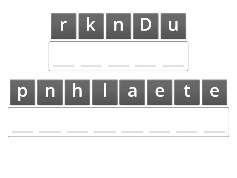 Skin care - Anagram