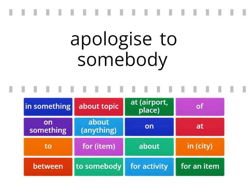 dependent prepositions (after verbs) EF intermediate 3b - Найди пару