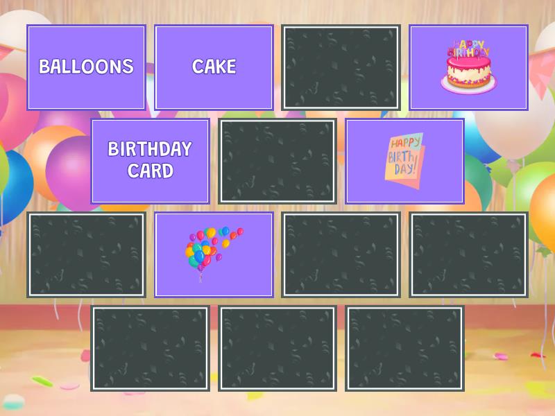 3RD GRADE - PARTY - Parejas